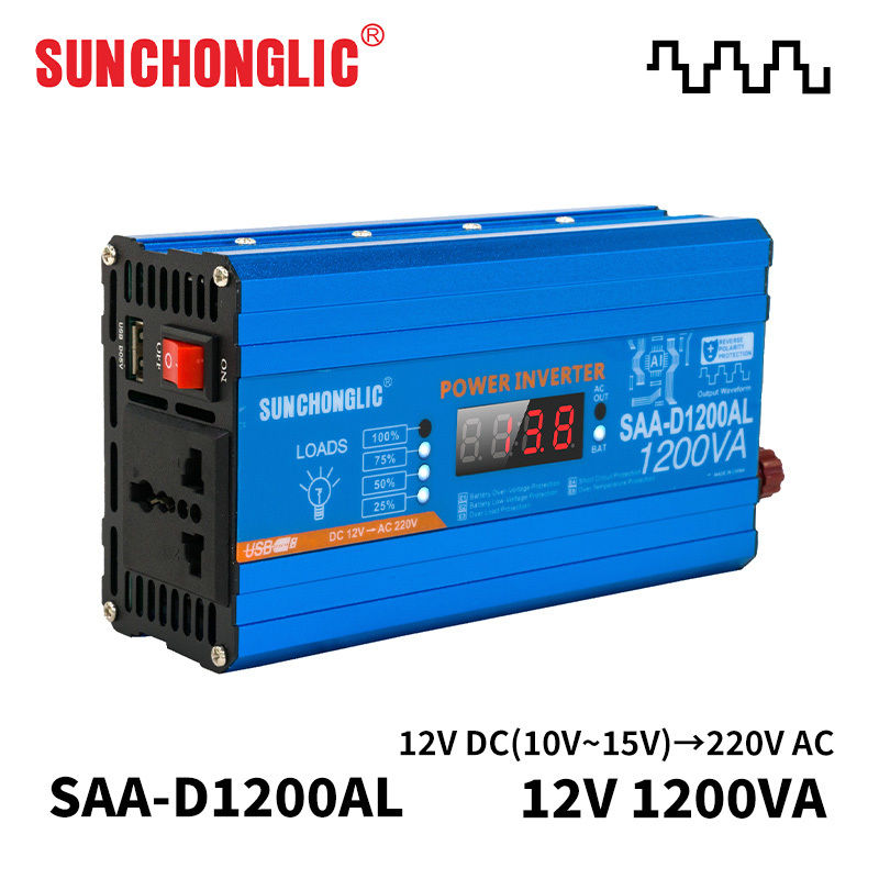 1200W Modified Sine Wave Inverter DC 12V to AC 220V