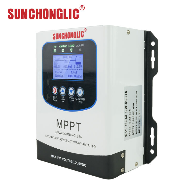 60A MPPT Solar Charge Controller with Wide Battery Compatibility